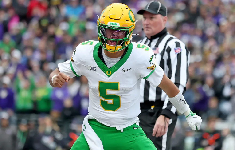 Oregon QB Dante Moore Receives Head-Turning Prediction Before CFP ...