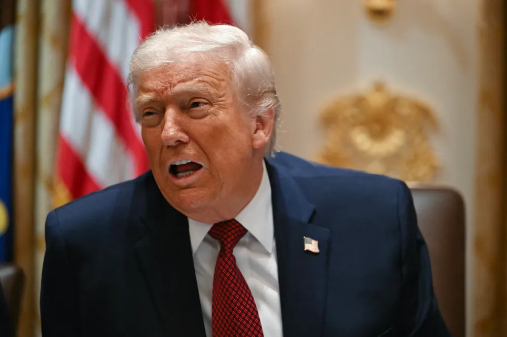 Donald Trump head effigy set on fire during 'Burning of the Devil ...