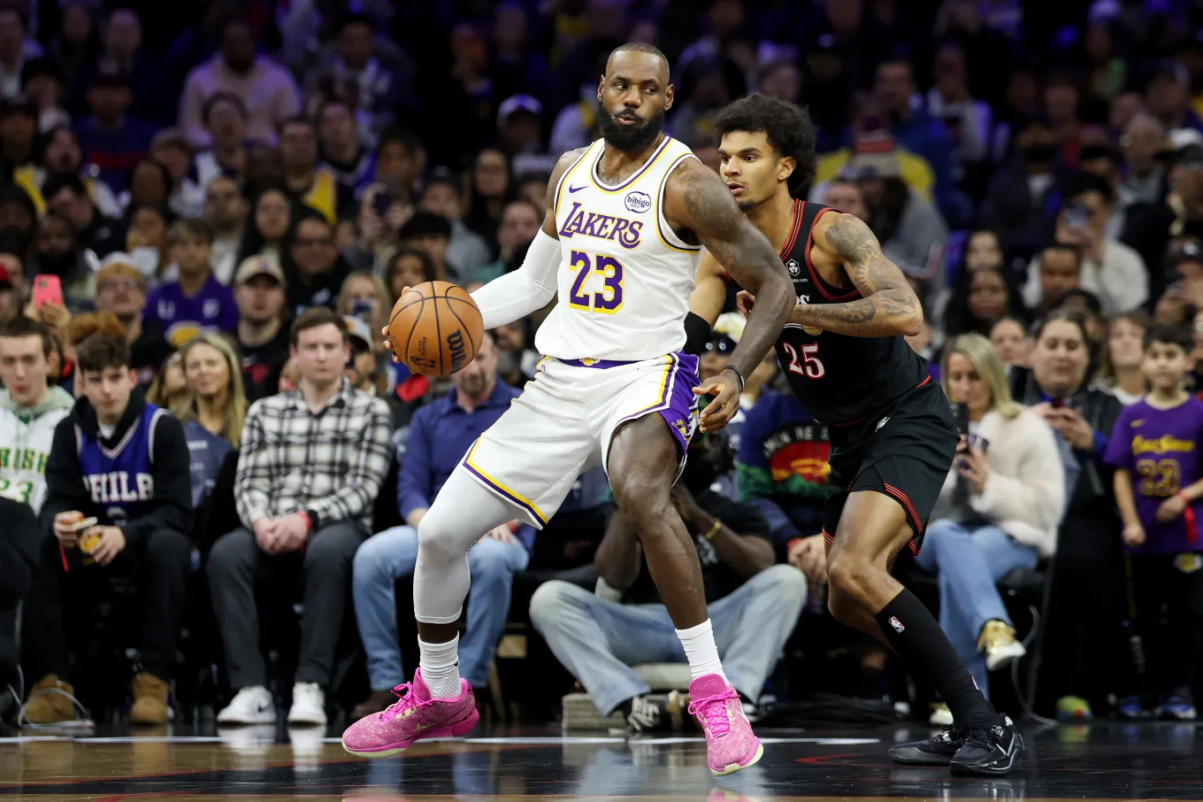 Lakers' LeBron James Reacts to Making NBA History vs 76ers - Newsweek