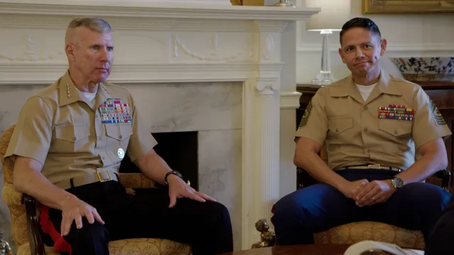 The Marine Corps at 250: Exclusive With USMC Commandant, Sergeant Major ...