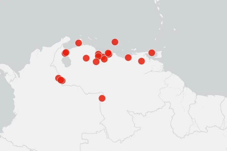 Venezuela map shows top military sites if Trump launches attacks - Newsweek