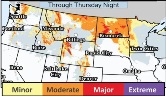 Map Shows Where Major Winter Storm Impacts Expected - Newsweek