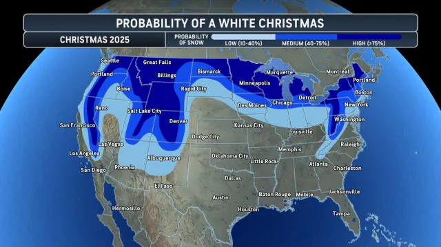 Updated Christmas Weather Predictions Show States That Will See Snow ...