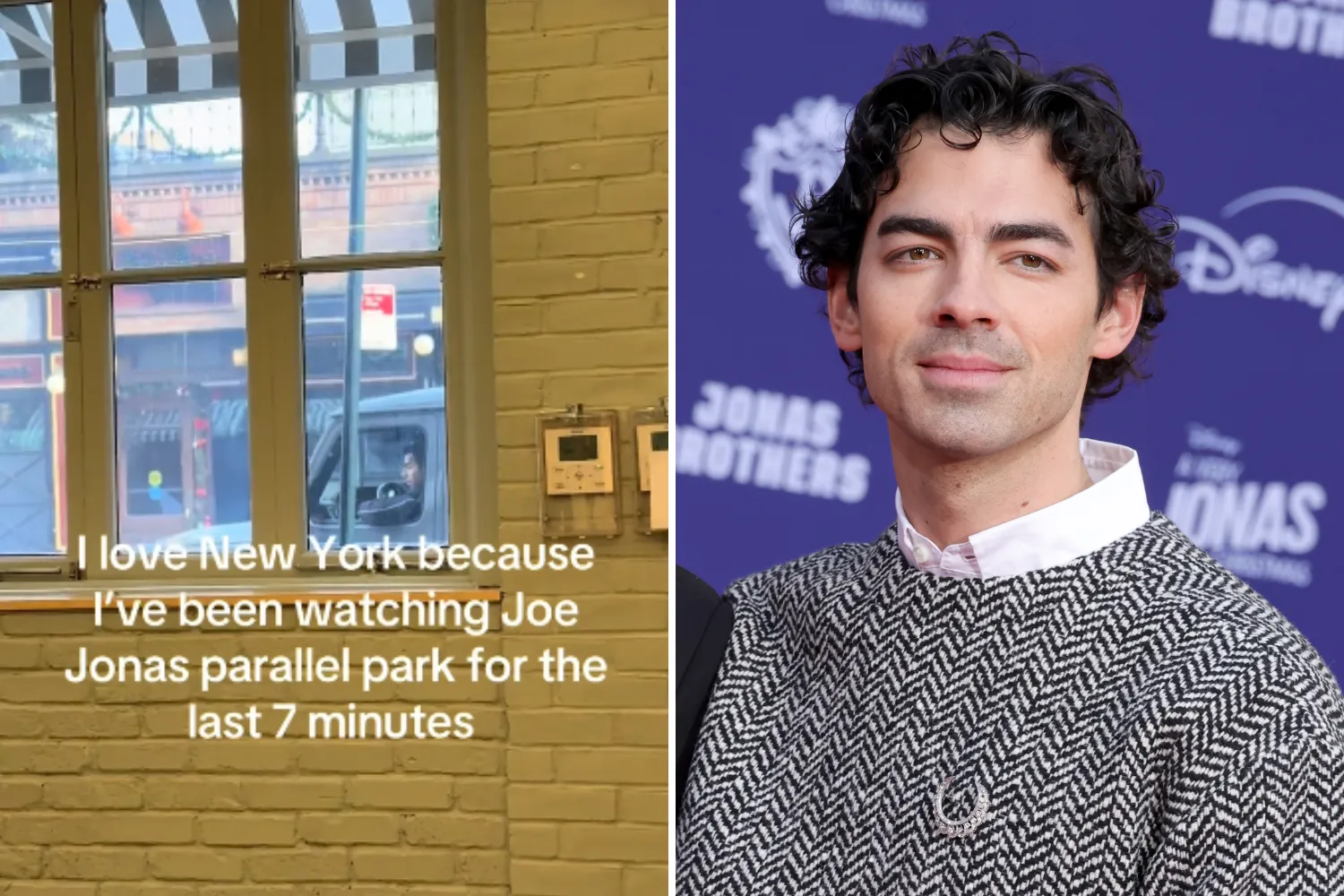New Yorker Films Joe Jonas Struggling to Parallel-Park—He Claps Back ...