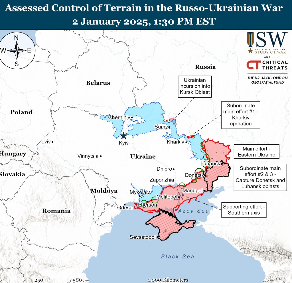 Ukraine war maps show ground won, lost in 2025 - Newsweek