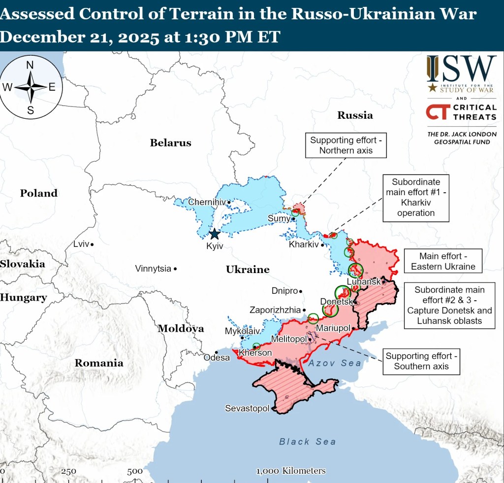 Ukraine war maps show ground won, lost in 2025 - Newsweek