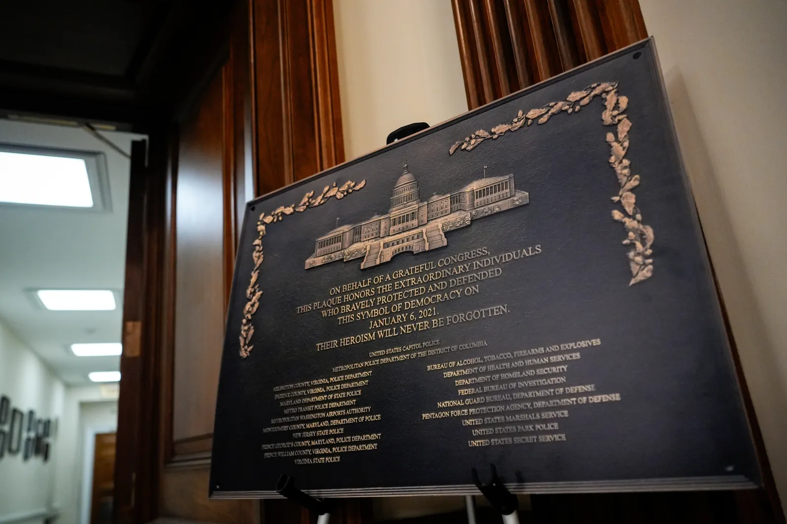 Mike Johnson gives update on Jan 6 plaque - Newsweek