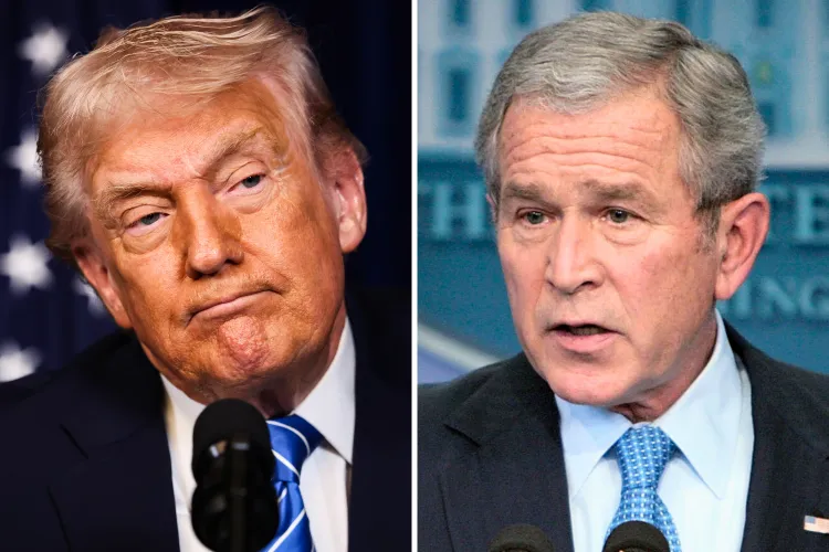 Donald Trump's approval rating overtakes George W. Bush's - Newsweek