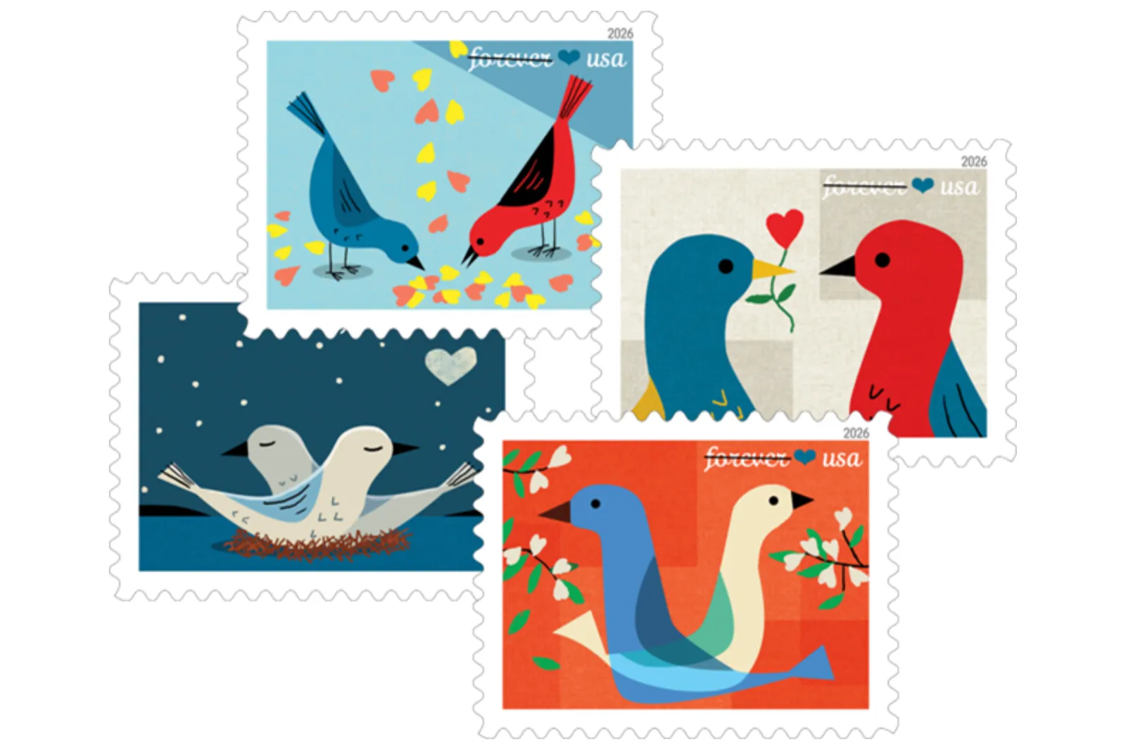 USPS Launches New ‘Love’ Stamps For 2026 - Newsweek