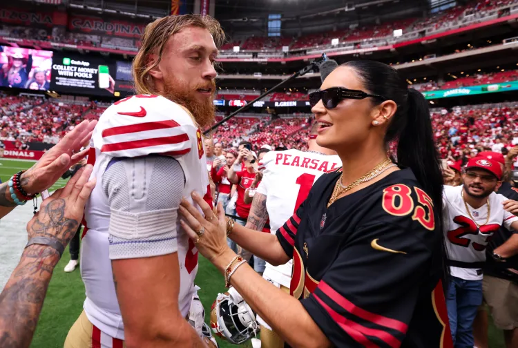 George Kittle’s Wife Reacts to ‘Heartbreaking’ Injury News - Newsweek