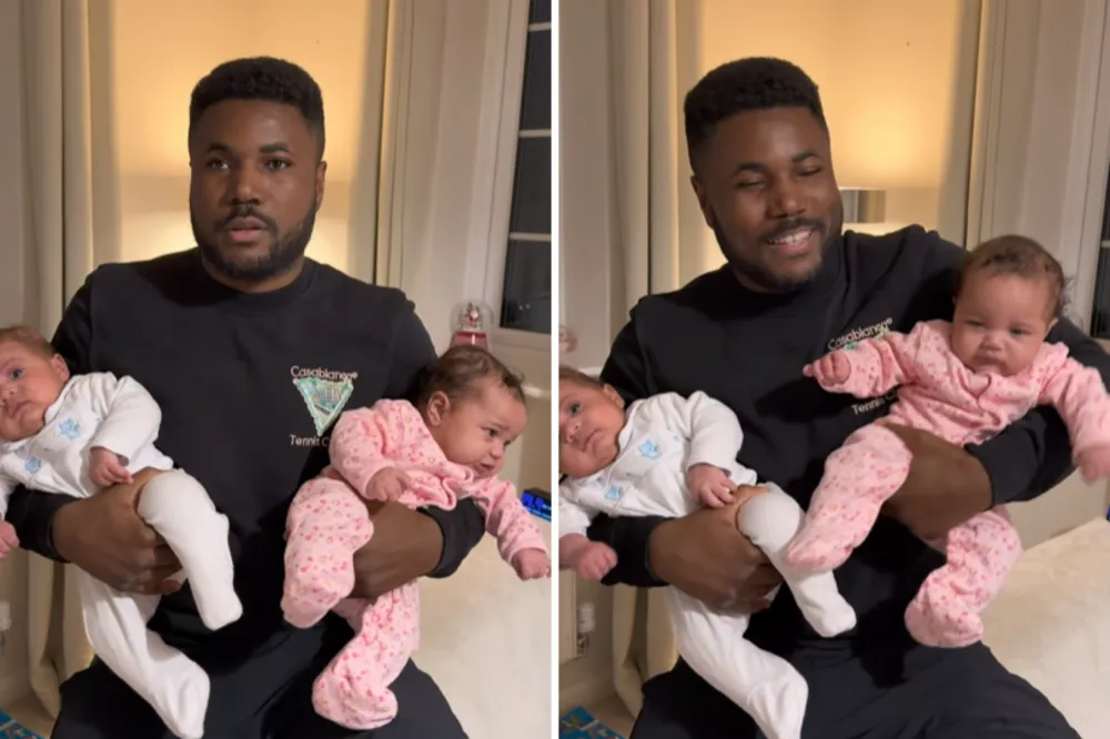 Awe at How Blind Dad Tells the Difference Between His Twin Babies ...