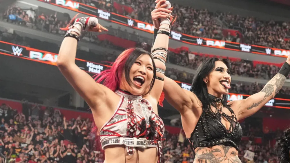 Rhea Ripley and Iyo Sky Win WWE Tag Team Gold in First 'Raw' Match of ...
