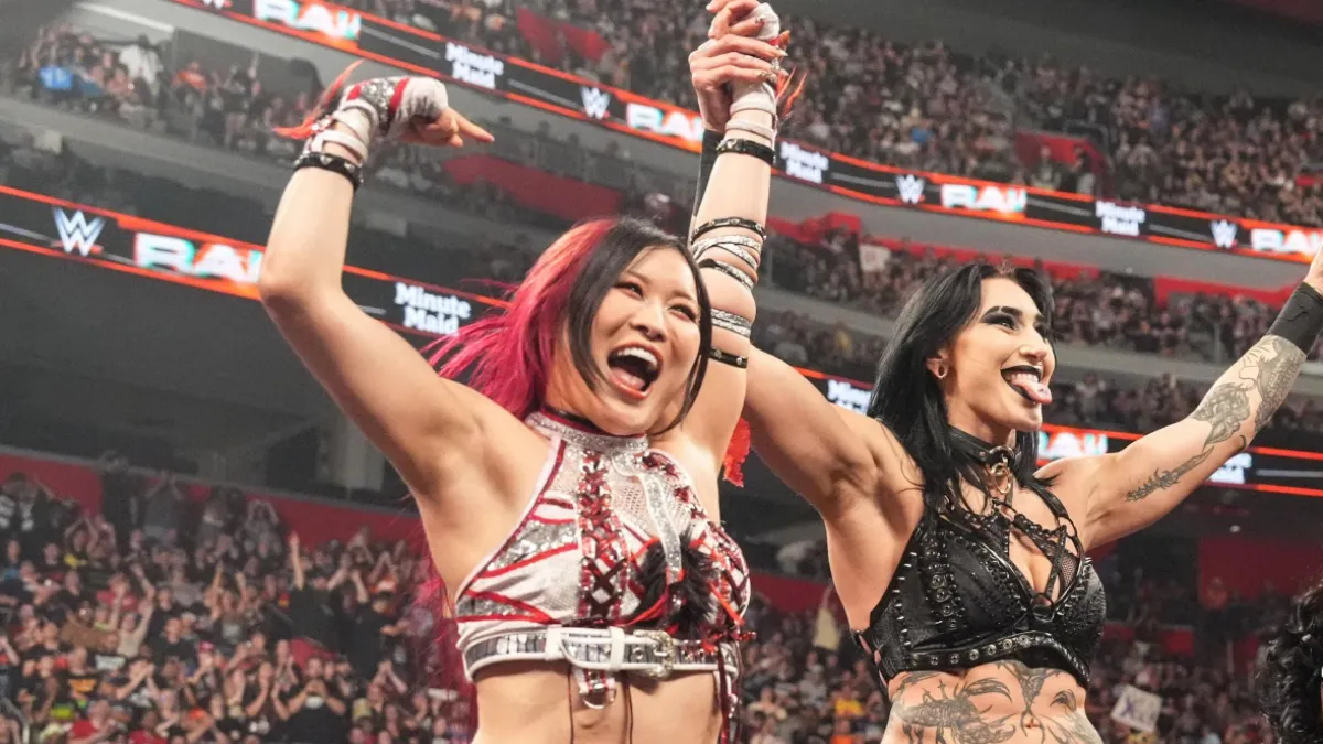 Rhea Ripley and Iyo Sky Win WWE Tag Team Gold in First 'Raw' Match of ...