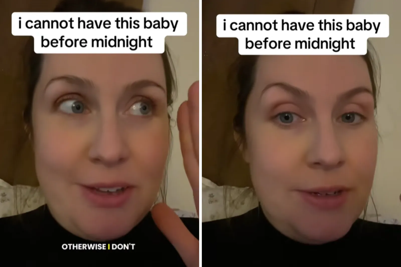 Reason Woman Desperately Trying Not To Have Baby Before Midnight Goes ...