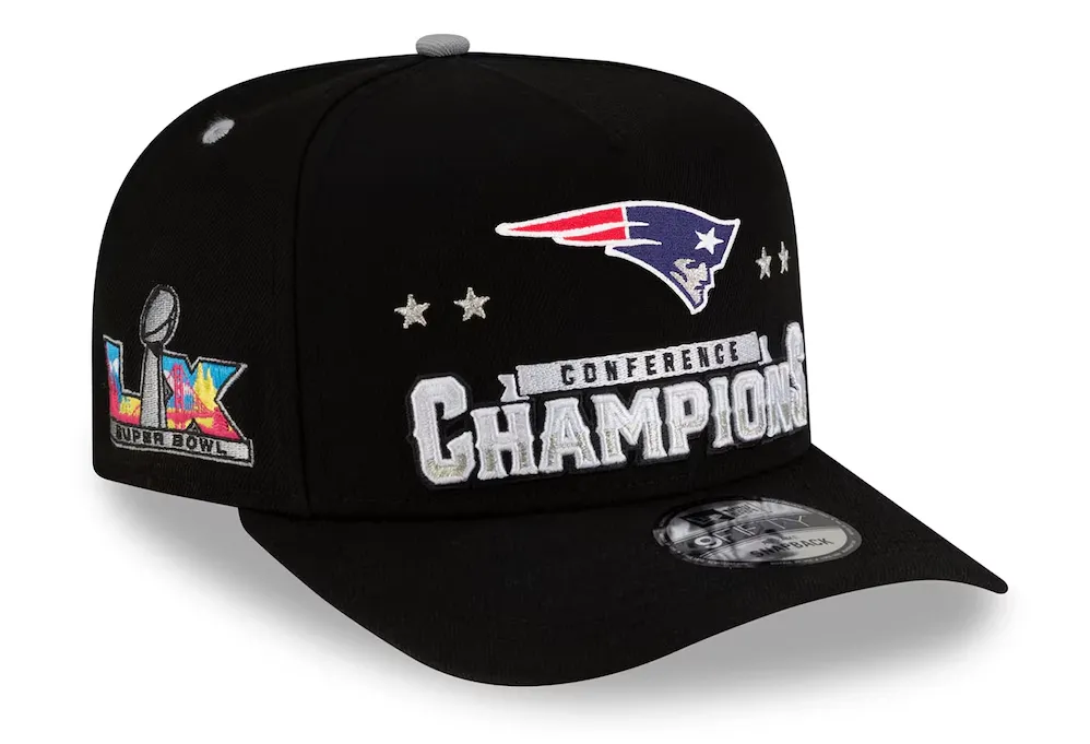 New England Patriots AFC Champions Gear: Shop Hats, Shirts, Hoodies ...