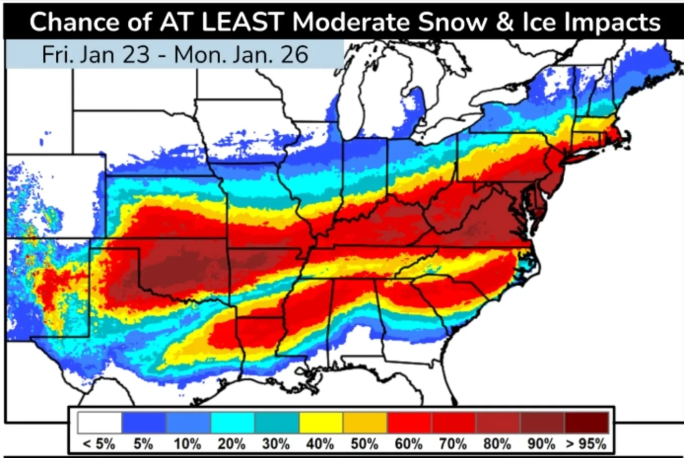 New Winter Storm Maps Reveal Path Change - Newsweek