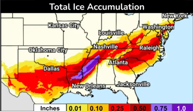 Winter Storm Warning: Map Shows Snowfall Totals for Each State - Newsweek
