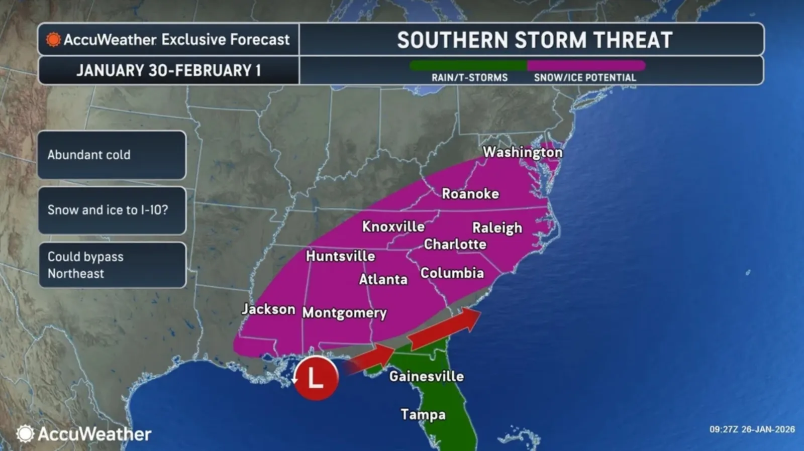 New Winter Storm Map Shows States at Risk for More Ice This Weekend ...