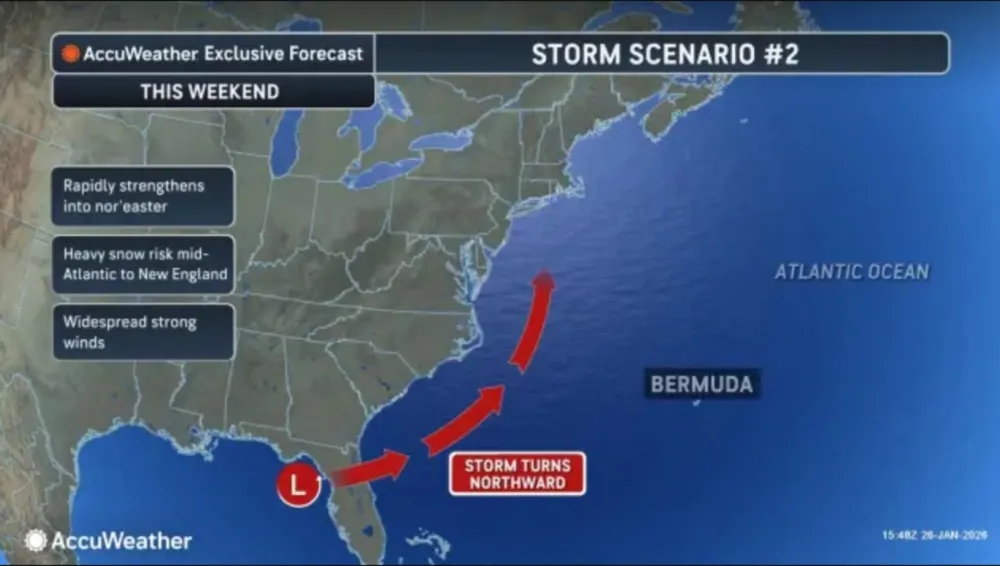 New Winter Storm Path Shows ‘More Intense’ One May Be on Its Way to US ...