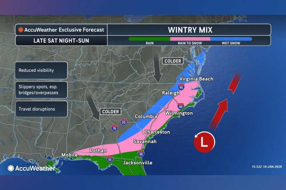 Map Shows States Facing Snow Amid Winter Storm as Travel Warning Issued ...