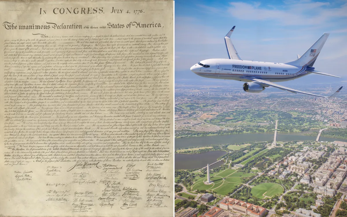 8 Cities Where Freedom Plane National Tour Will Land for 250th US ...