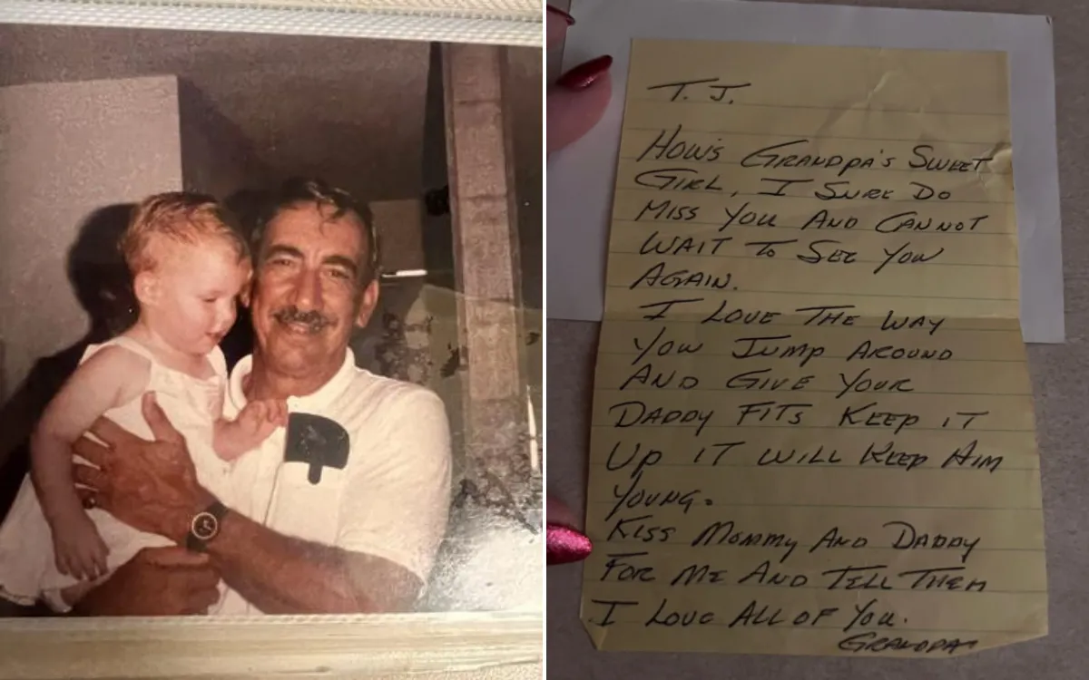Woman Finds Letter Grandpa Hid 23 Years Ago—What It Says Changes ...