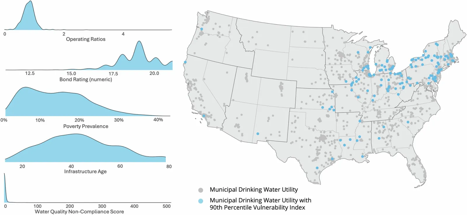 Map Reveals America’s Most Vulnerable Drinking Water Utilities - Newsweek