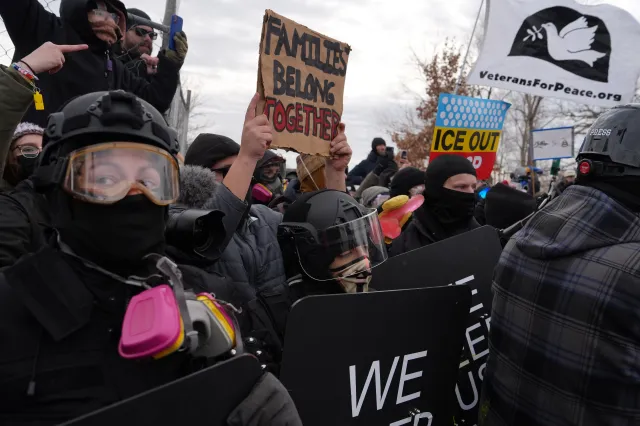 Dozens Arrested at Protest Marking Month Since Renee Good’s Death ...