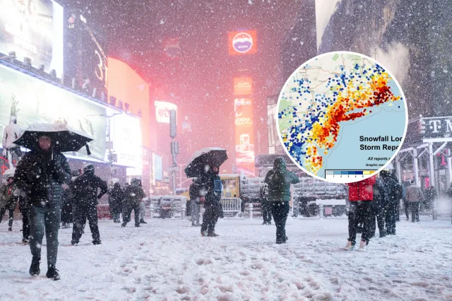 Maps Reveal Huge Snow Totals in New York, New Jersey and Massachusetts ...