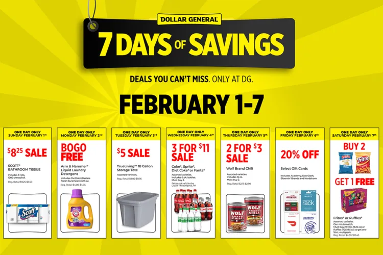 Dollar General Launches One-Day Deals - Newsweek