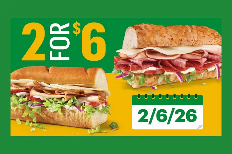 Subway Announces ‘One Day Only’ Deal - Newsweek