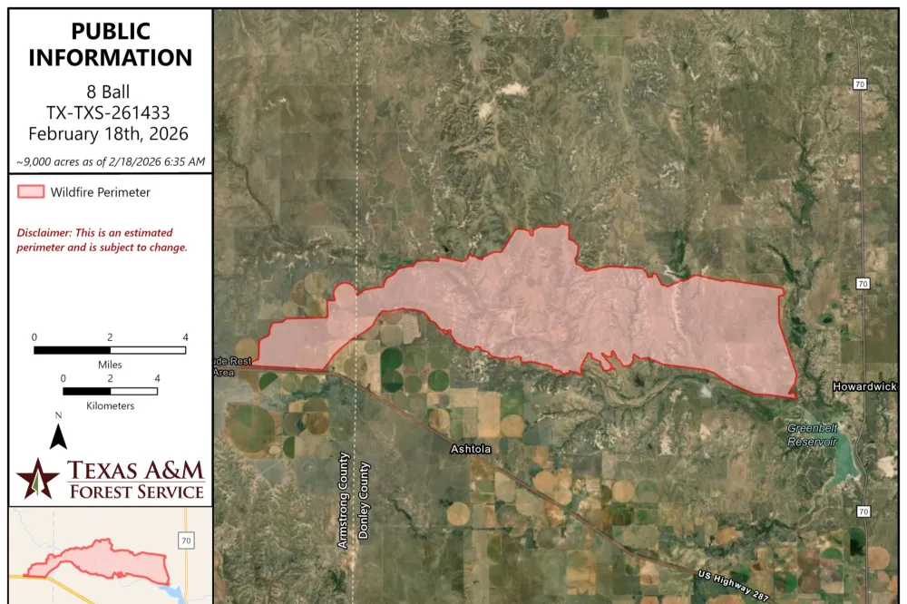 New evacuations ordered in Texas 8 Ball fire - Newsweek