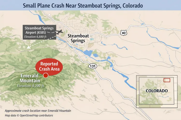 Four dead after small plane crashes near Steamboat Springs, Colorado ...