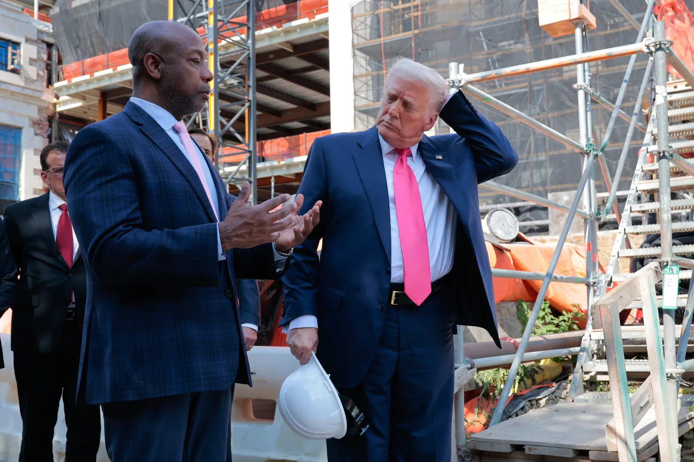 Tim Scott Breaks With Trump in Backing Susan Collins After Obama Ape ...