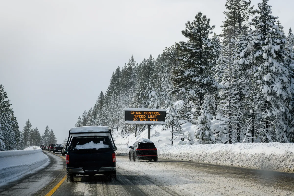 Snow Causing Dozens of Crashes, Closing California Highway: ‘Stay Home ...