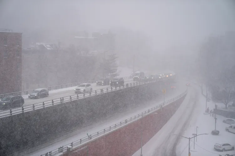 Sudden heavy snow warning issued for 160,000 people—"life-threatening ...