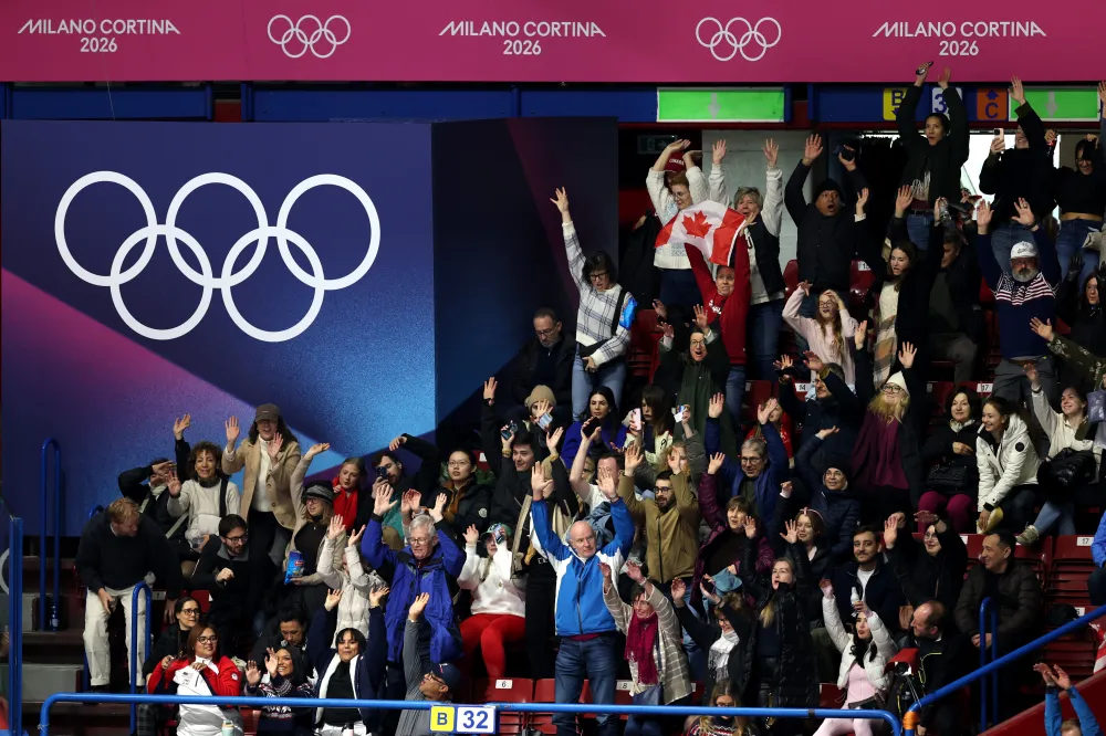 Flag American Man Chooses To Wave at Italy’s Winter Olympics Goes Viral ...