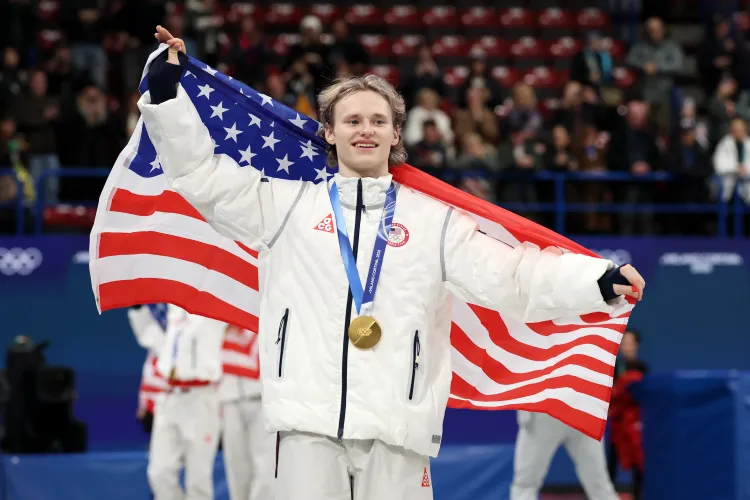 Ilia Malinin, Simone Biles Olympic Moment Has USA Fans Talking - Newsweek