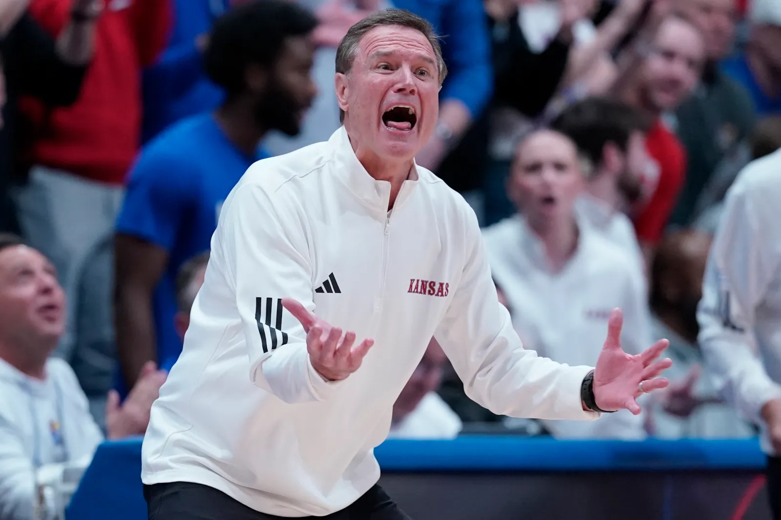 Kansas Misses 17 Straight Shots in Blowout Big 12 Tournament Loss ...