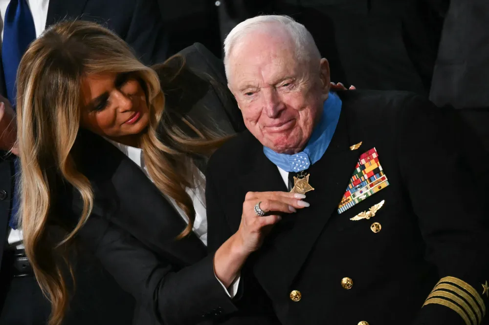 Who Is Eric Slover? Venezuela Pilot Awarded Medal of Honor by Donald ...