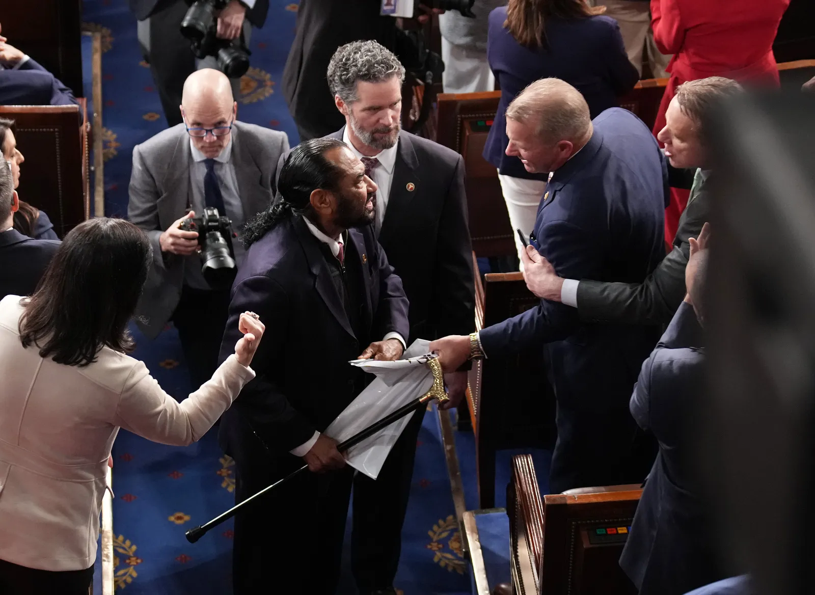 Al Green Escorted Out of Trump's SOTU Address: Here's Why - Newsweek