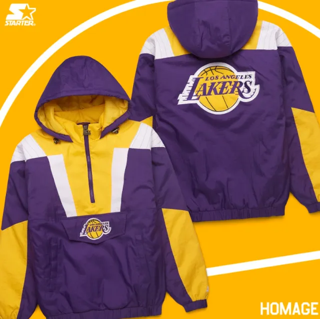 HOMAGE x Starter Launch Retro 90s NBA Pullover Jacket Ahead of All-Star ...
