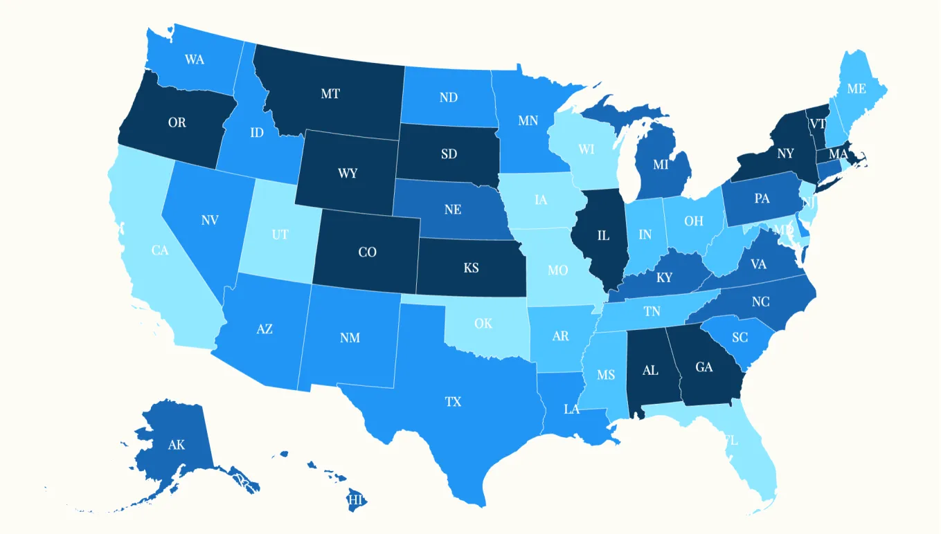Map Shows How Much You Need To Be Rich in Each State - Newsweek