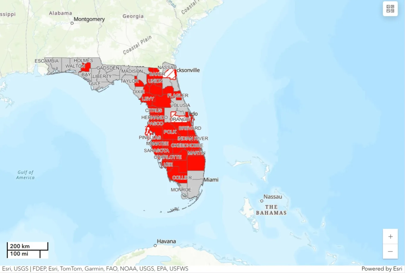 Florida Map Shows Where Wildfires Are ‘Exploding’ - Newsweek
