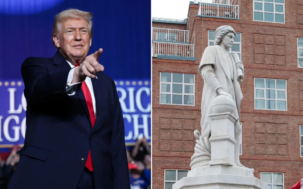 Protesters Destroyed Statue in 2020—Now Trump Wants It - Newsweek