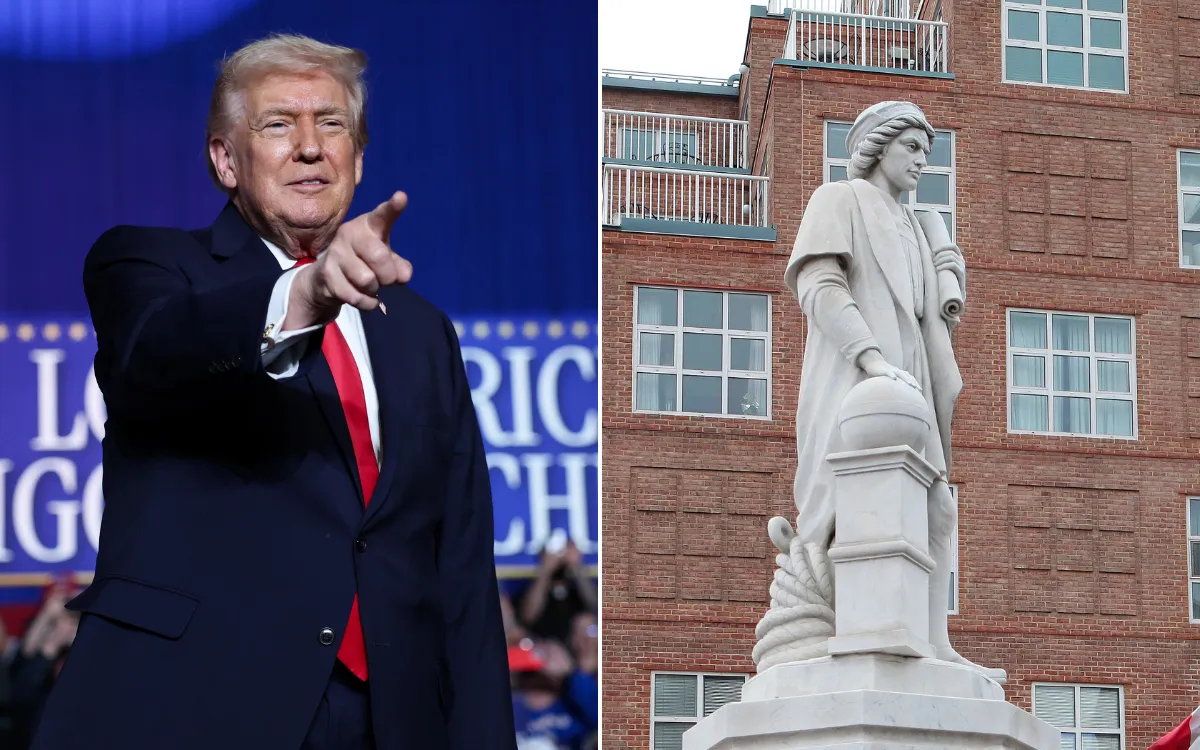 Protesters Destroyed Statue in 2020—Now Trump Wants It - Newsweek