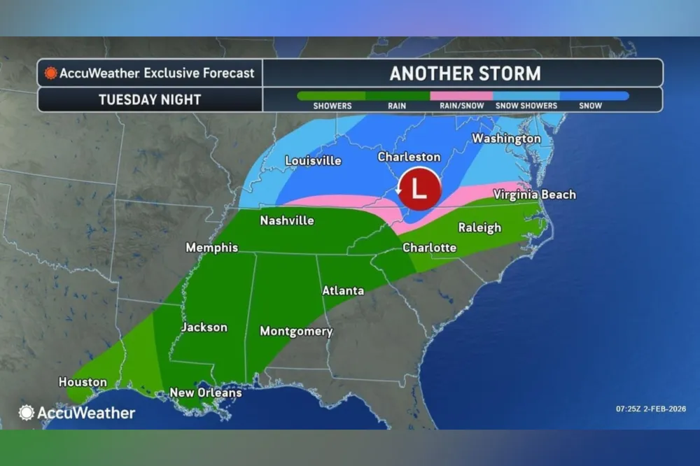 Map Shows States Facing Fresh Winter Storm Following Bomb Cyclone ...