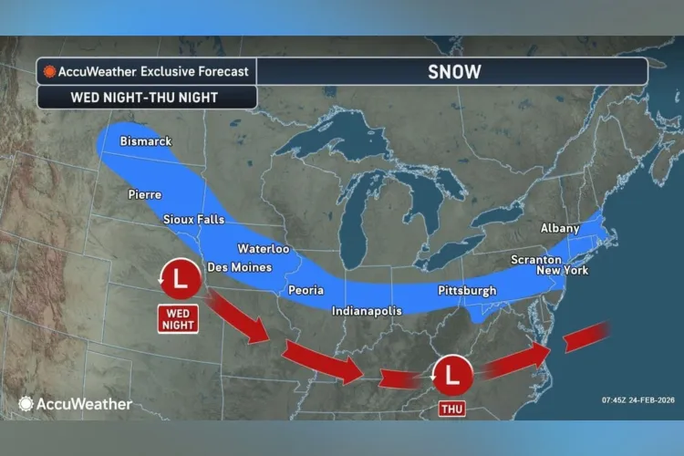 Winter Storm Live Tracker As Snow Moves Towards 14 States - Newsweek