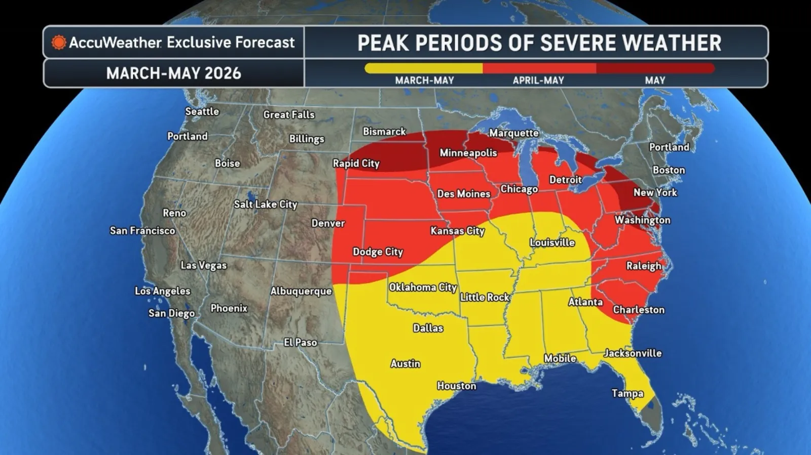 Tornado Map Shows States at Biggest Risk This Year - Newsweek