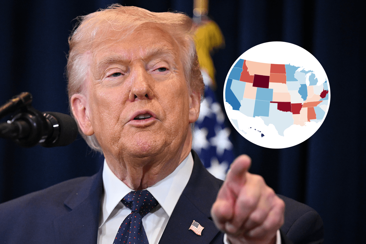 Map Shows Trump Approval Rating in Every State After 14 Months - Newsweek